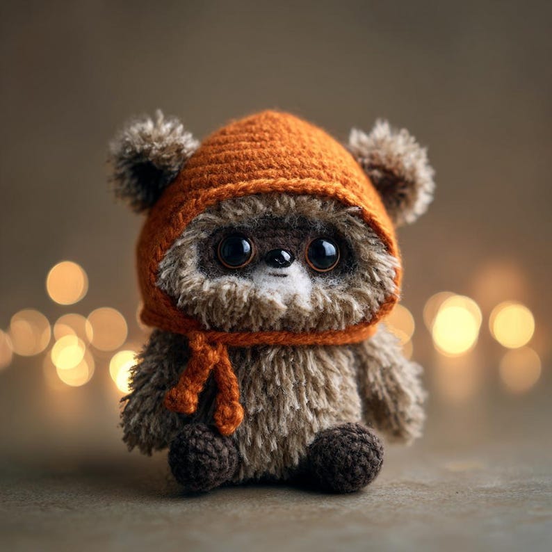 Ewok Amigurumi Crochet Pattern – Star Wars Plush PDF Tutorial – DIY ...