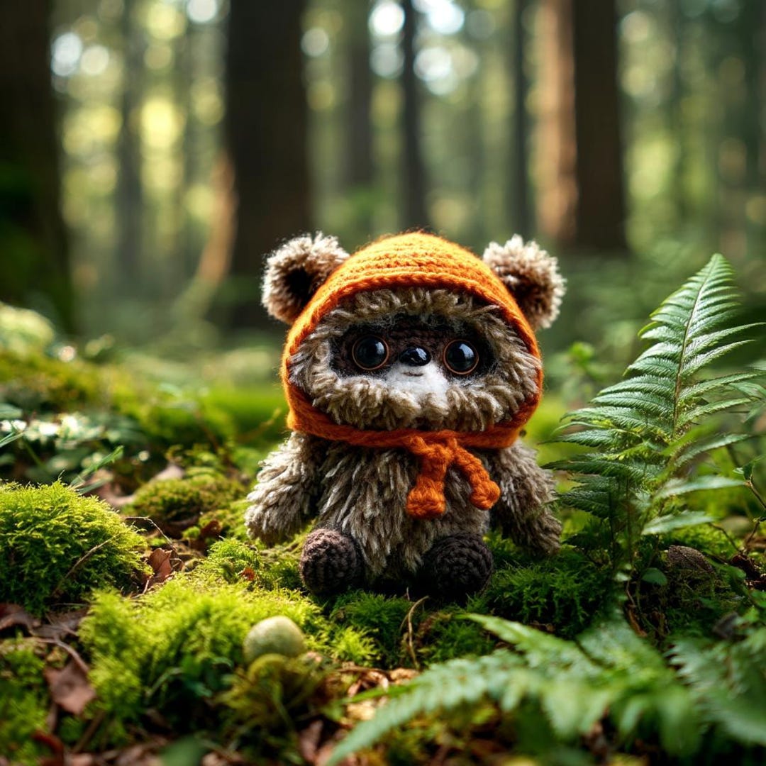 Ewok Amigurumi Crochet Pattern – Star Wars Plush PDF Tutorial – DIY ...