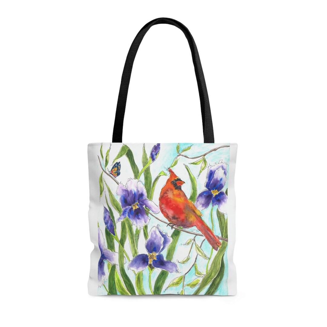 Red Cardinal Tote Bag - Etsy