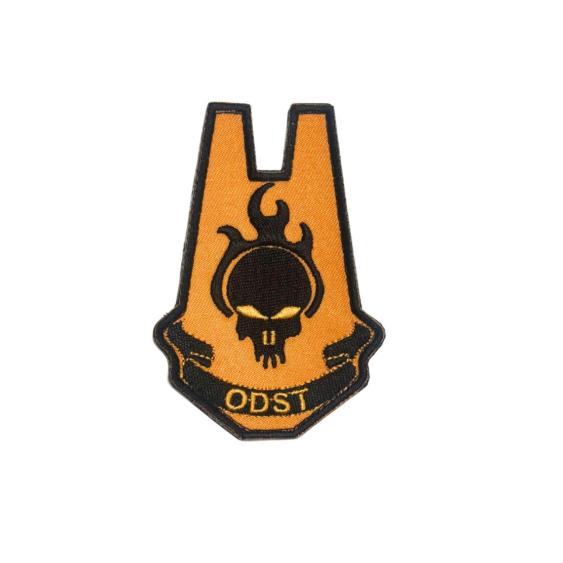 ODST Hola Orange/blk Tactical Patch 3.5 Inch - Hook Fastener Backing ...