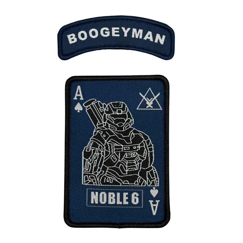 6 Boogeyman Reach Noble Team Tactical Patch 3.5x2.5 Hook Fastener and ...