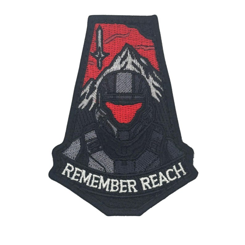 Remember Reach Red Hook Fastener Patch 3.5x2.5 Inch [3.50 Inch - Hook ...