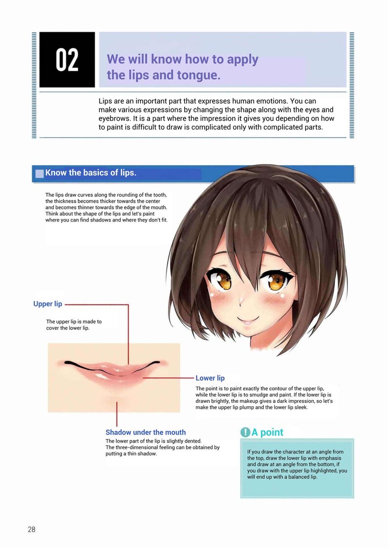 How to Paint Realistic Anime Illustration, How to Draw Anime Girl, How ...