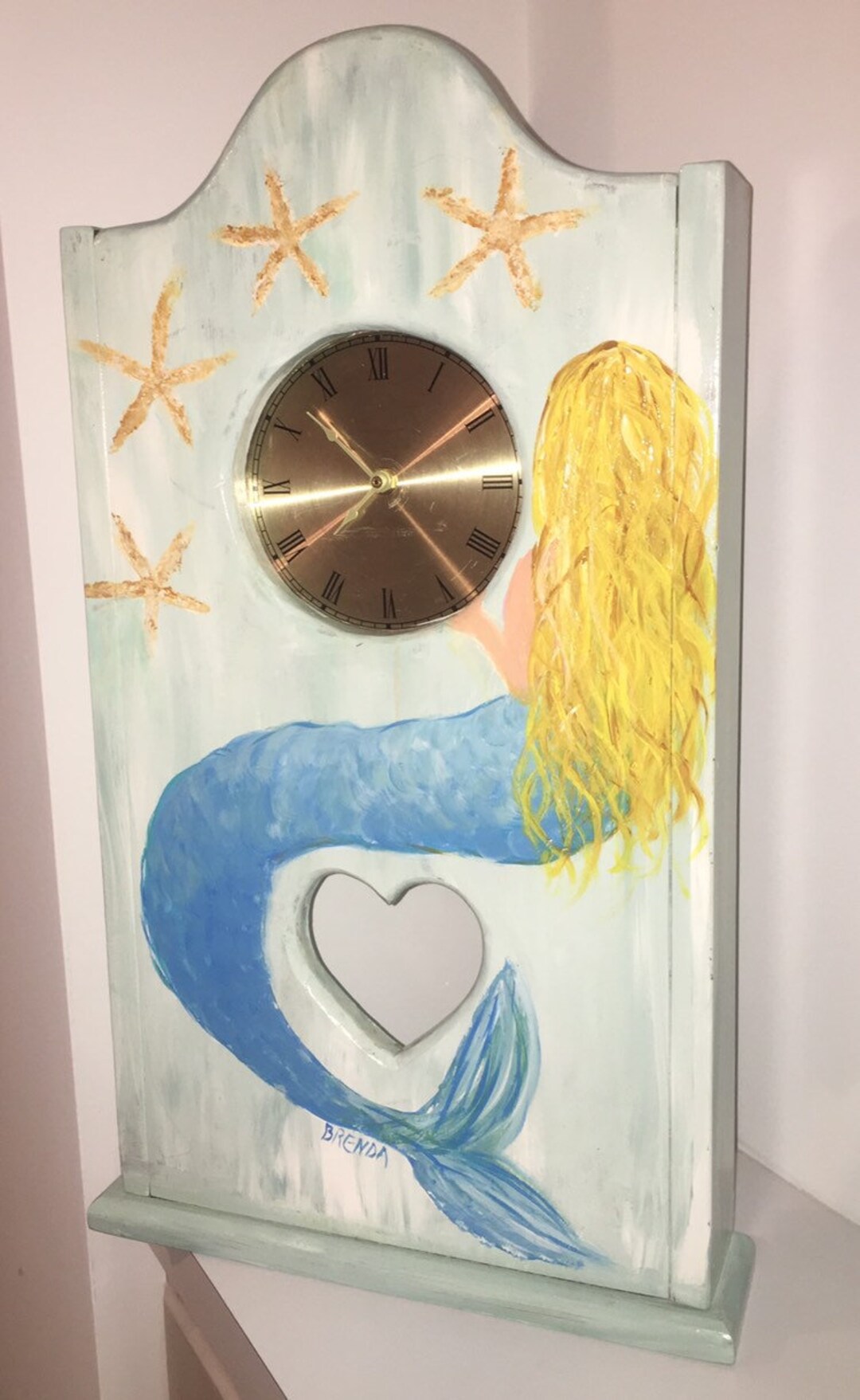 Mermaid Clock - Etsy