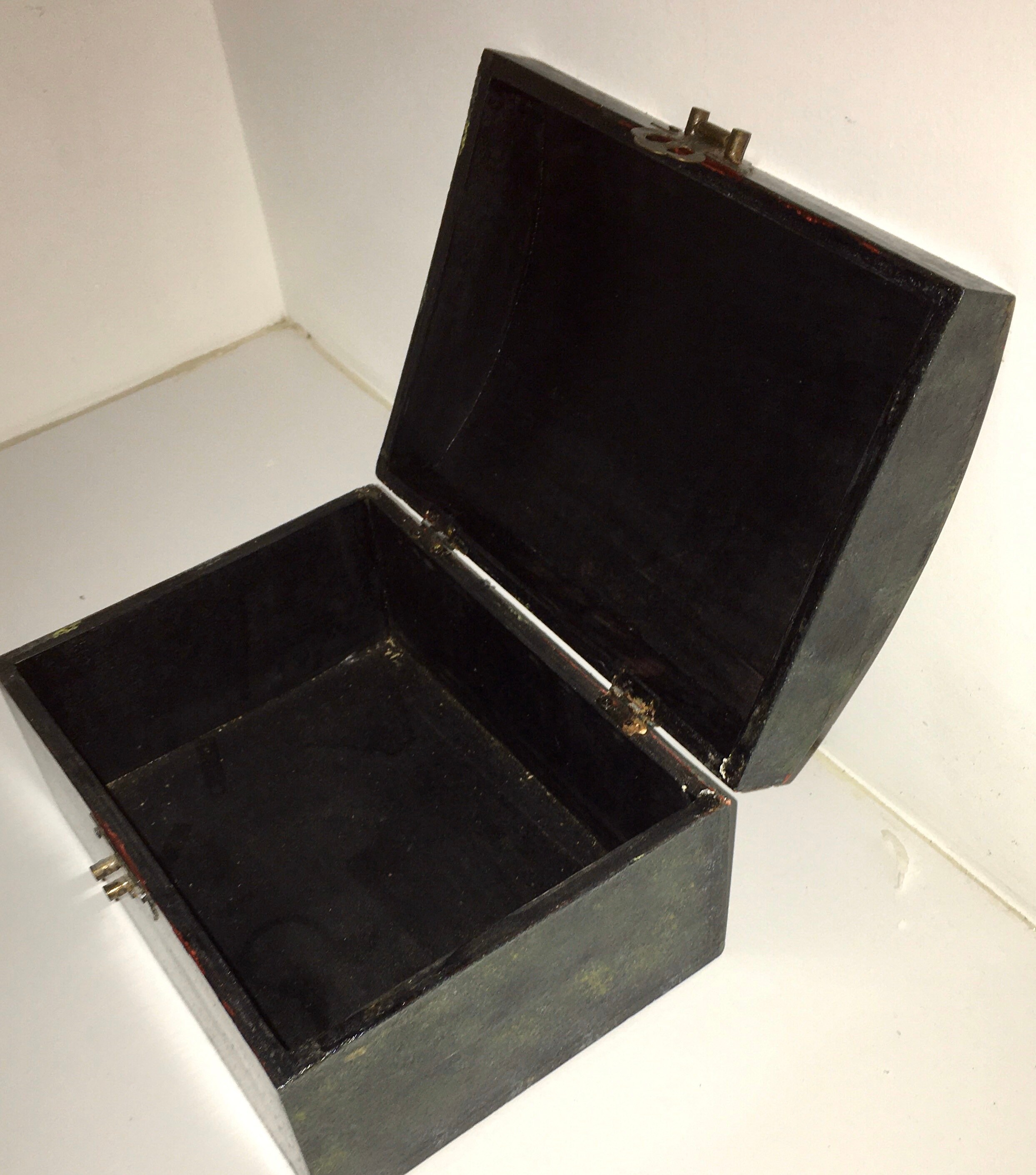 Painted Palm Tree Box - Etsy