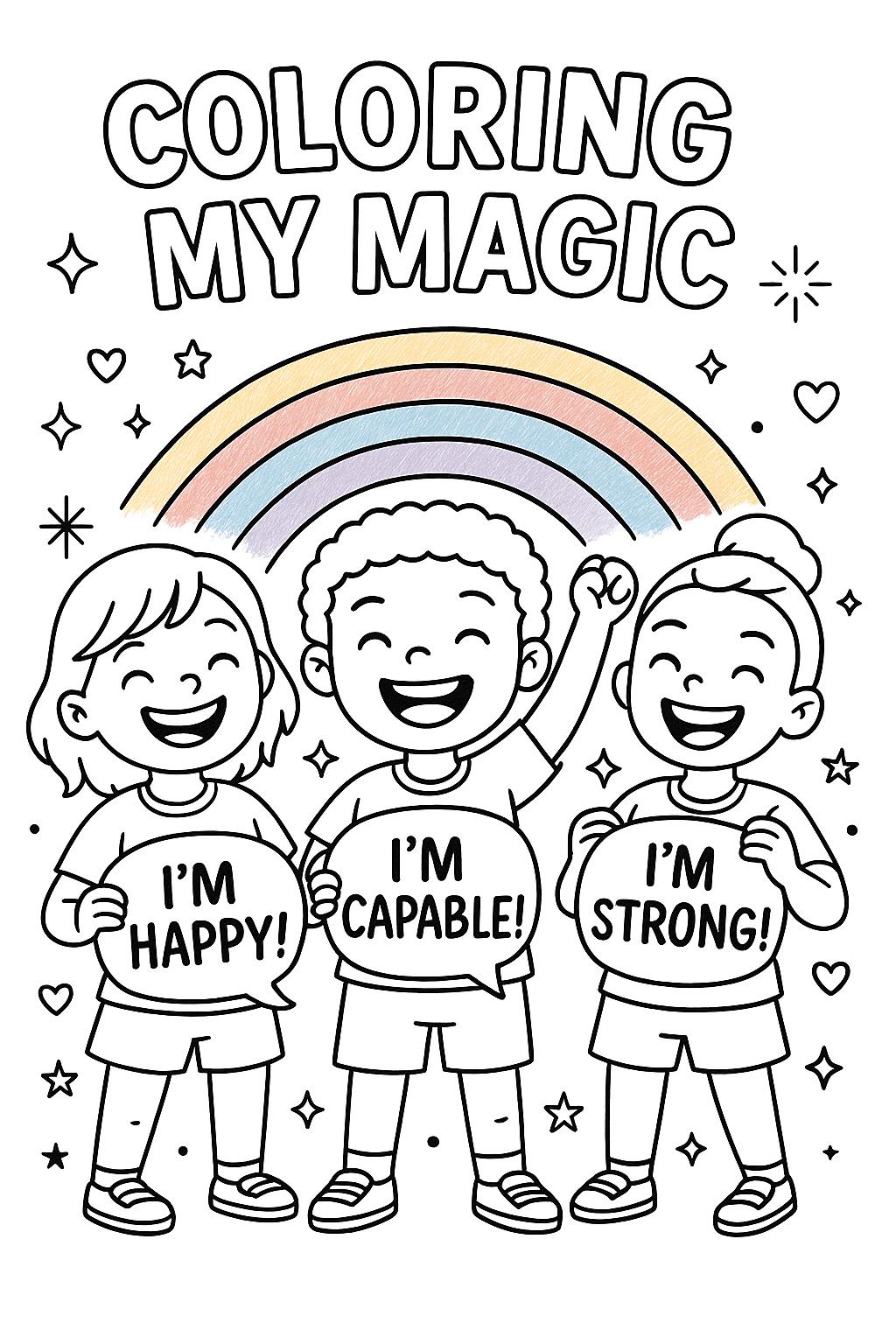 Coloring My Magic — Positive Affirmations Coloring Book for Kids ...