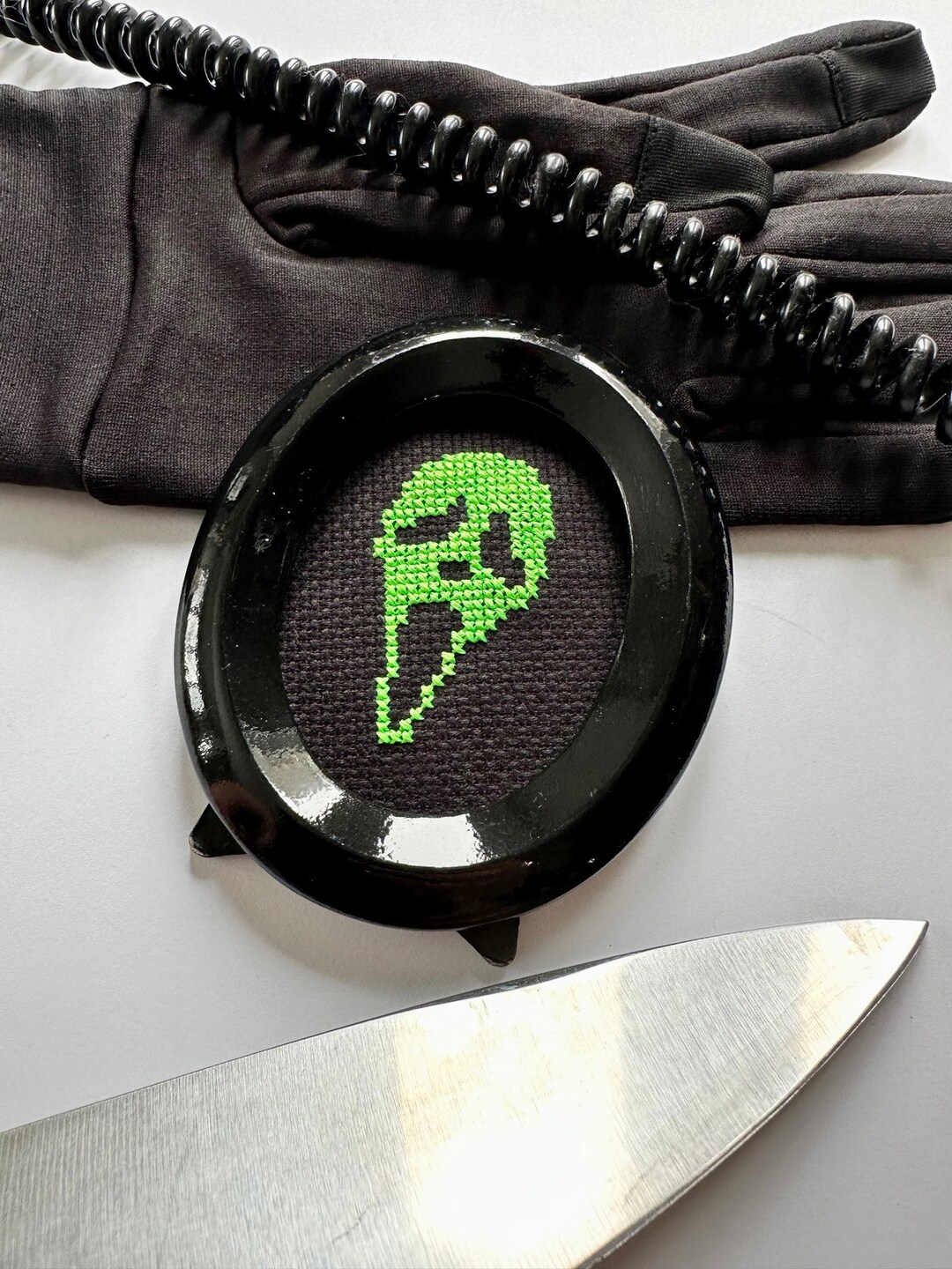 Stab Ghostface Framed Crossstitch - Etsy