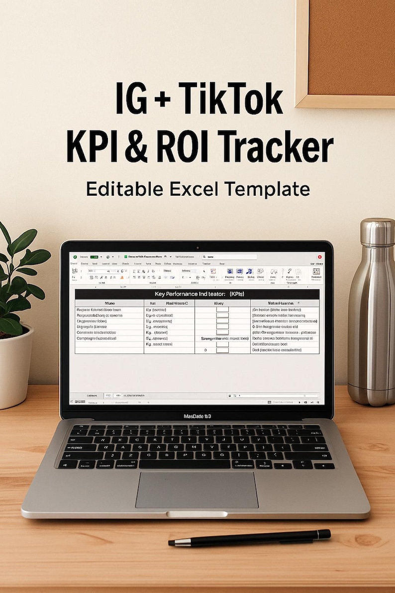 Influencer Campaign Tracker Excel Template – Instagram & Tiktok KPI ...