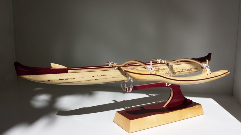 HAWAIIAN RACING CANOE malia Tamarind - Etsy