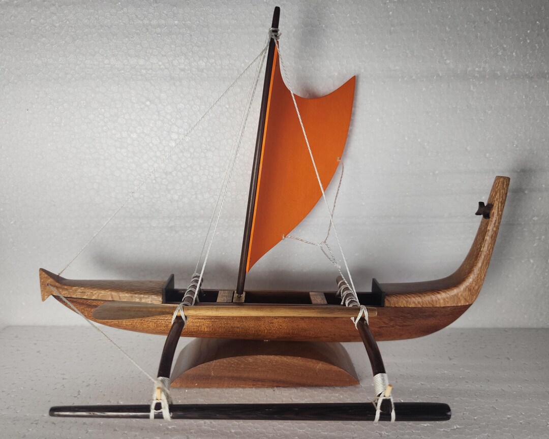 COOK ISLANDS CANOE Model - Etsy