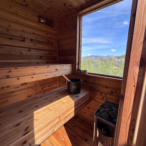 DIY Sauna Building Plans & Blueprints - 6'x8' - Full Framing Plans and ...