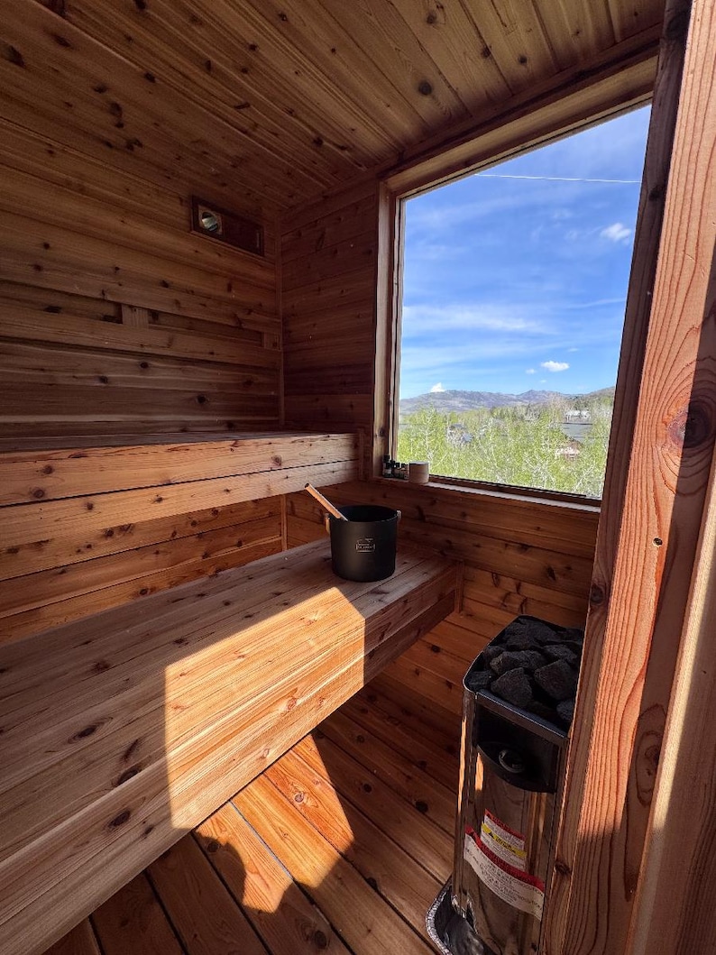 DIY Sauna Building Plans & Blueprints - 6'x8' - Full Framing Plans and ...
