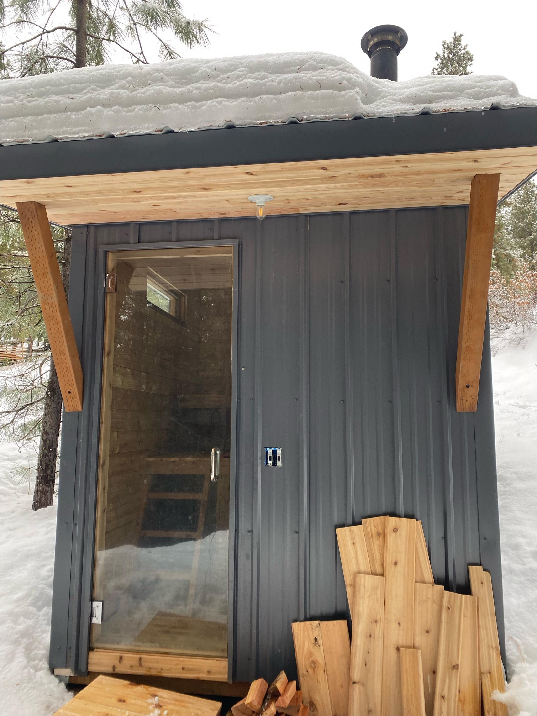 DIY Sauna Building Plans & Blueprints - 6'x8' - Full Framing Plans and ...