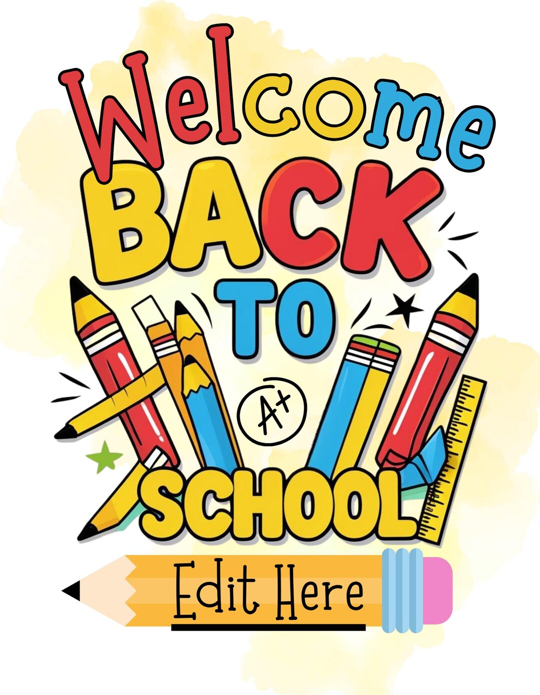 Welcome Back to School! Unique & Editable Classroom Templates - Etsy