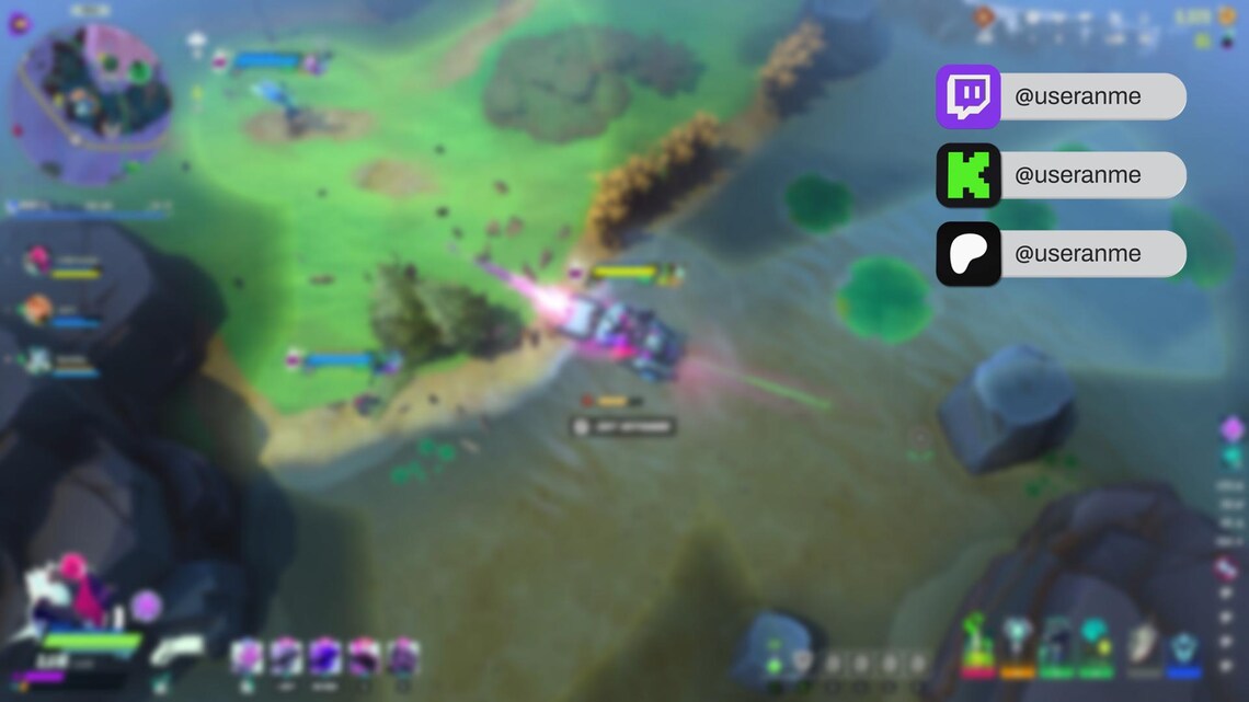 3D Animated Social Media Lower Third: Custom Stream Overlay - Etsy