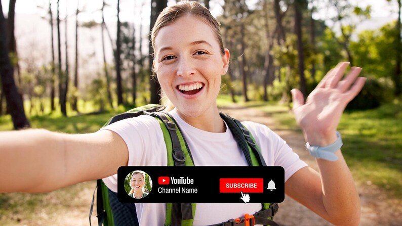 Custom Youtube Subscribe Animation | Social Media Overlay + Sound FX - Etsy
