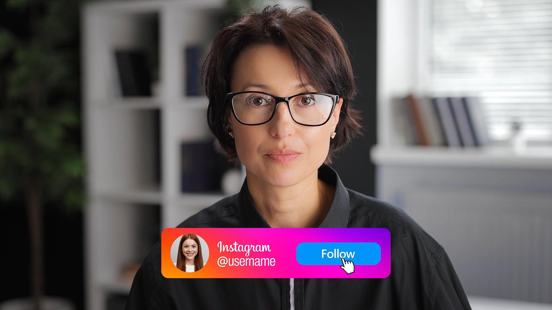 Custom Animated Instagram Follow Button: Social Media Stream Overlay - Etsy