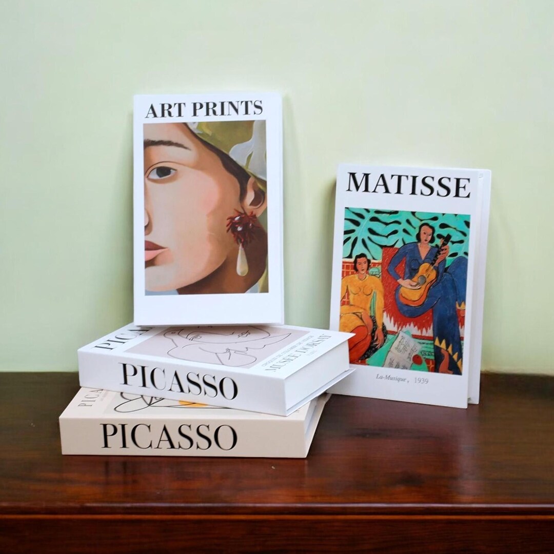 Arts Fake Books for Decoration Storage Box - Openable Book Box Coffee ...