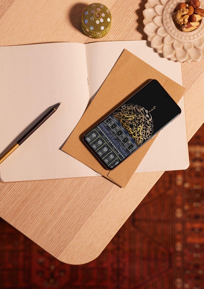 Dome of the Rock Calligraphy Art Print | Calligraphy Wall Decor ...