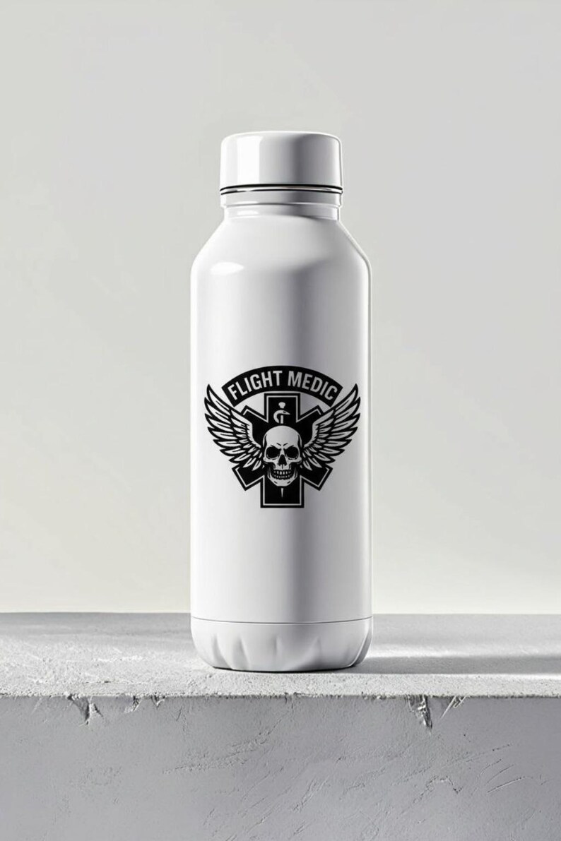 Flight Medic Decal Set – Skull, Wings, EMT Star of Life - Etsy