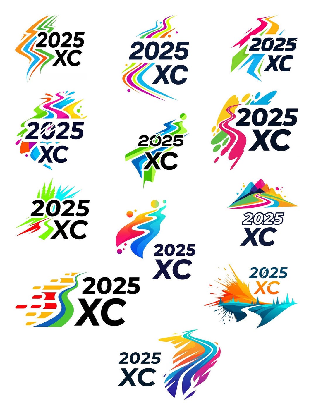 2025 Cross Country XC Decals, Stickers, Images, Logos - Etsy