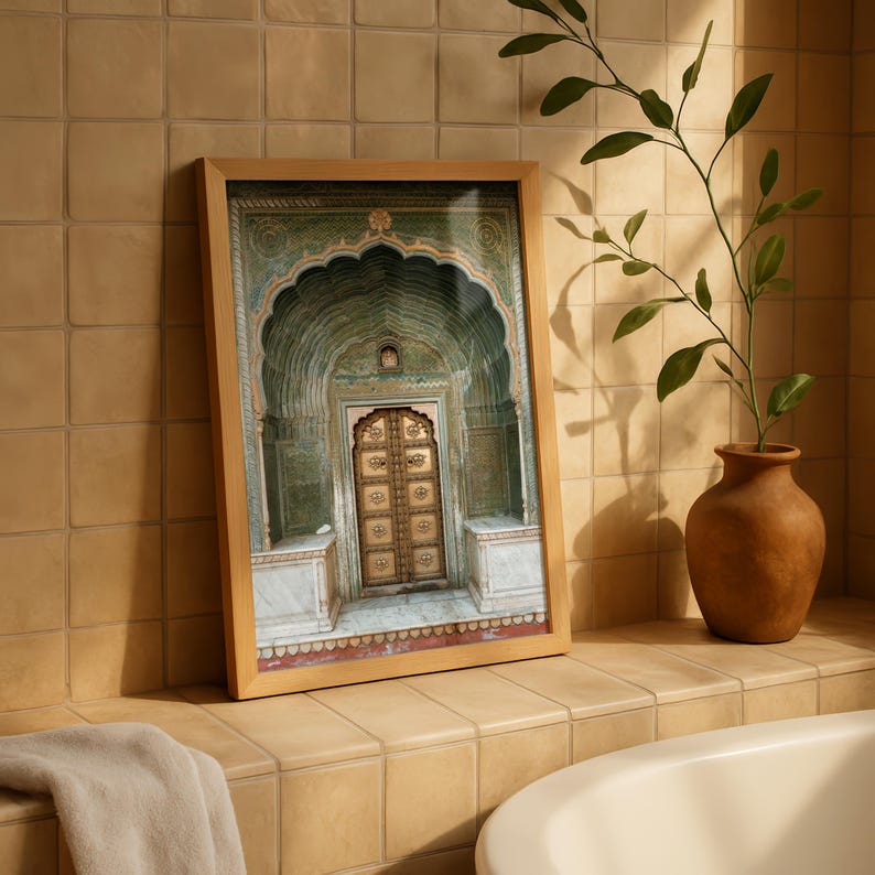 Jaipur City Palace Door Print // India Travel Photography Art - Etsy