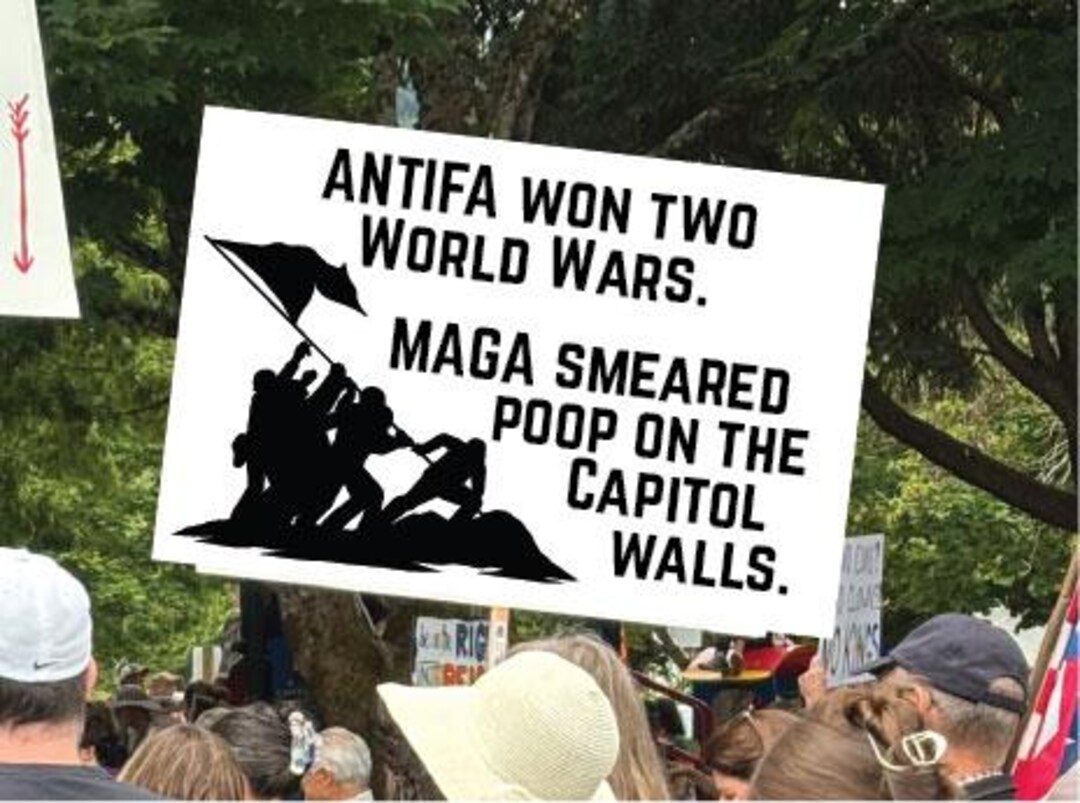 Antifa Peaceful Protest Sign - Etsy