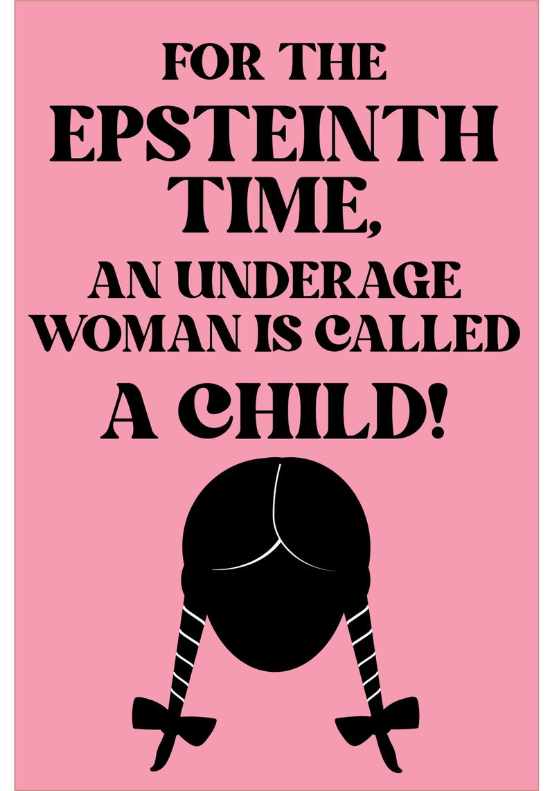 Epstein Files Protest Sign - Etsy