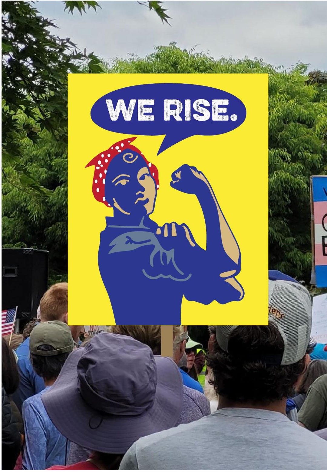 We Rise Resist Poster - Etsy