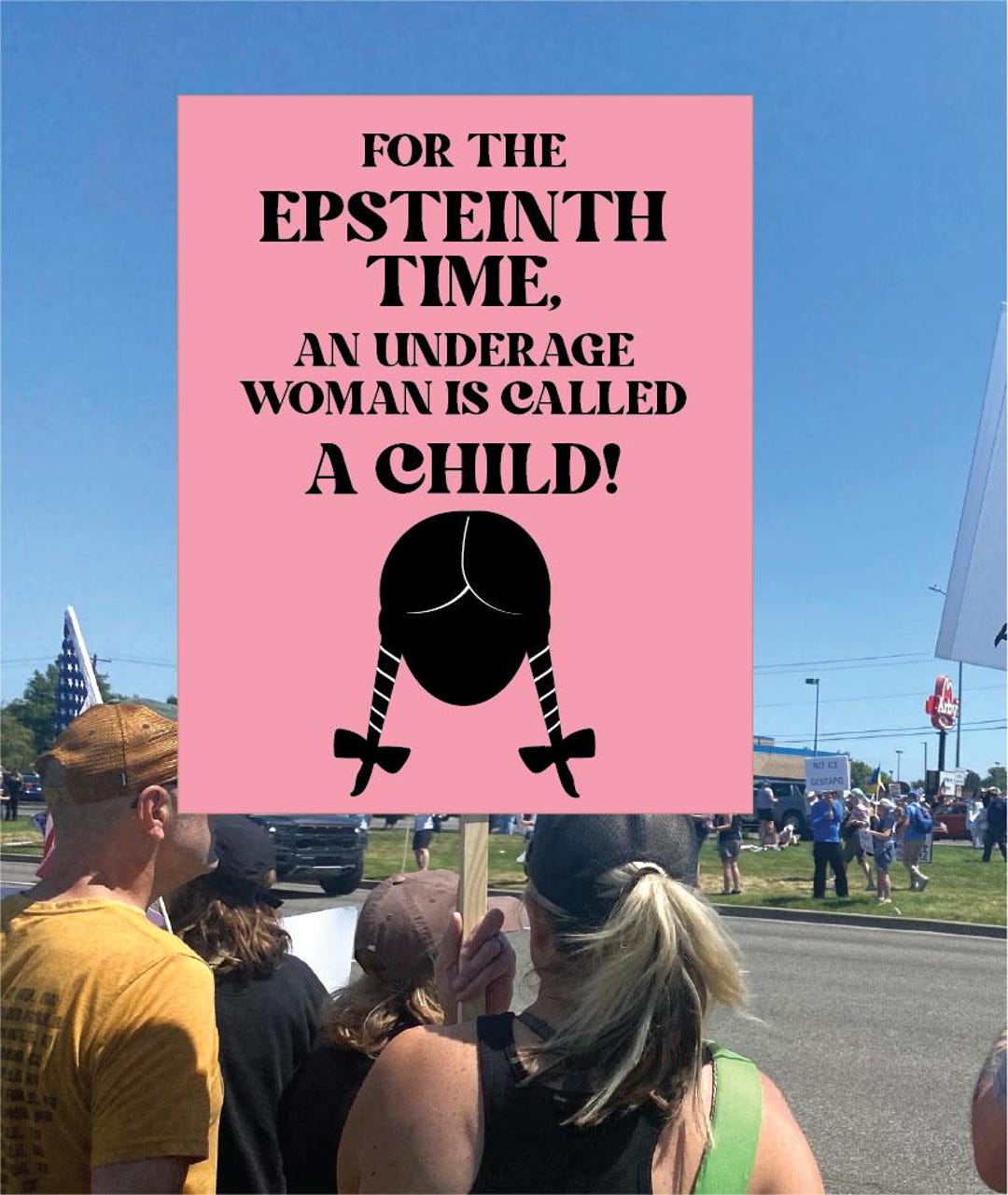 Epstein Files Protest Sign - Etsy