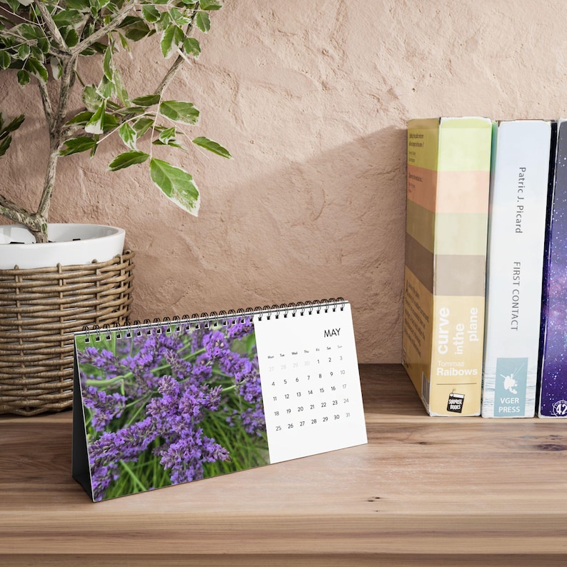 Simplex 2026 Desk Calendar | Grid Layout, Spiral-Bound Desktop Planner - Etsy Portugal