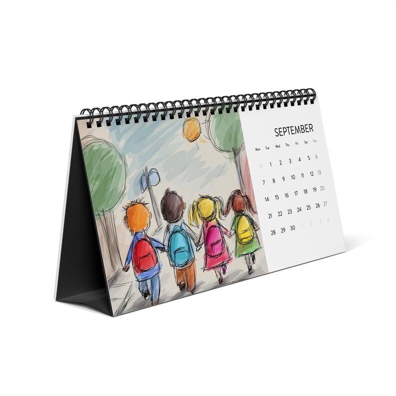 Simplex 2026 Desk Calendar | Grid Layout, Spiral-Bound Desktop Planner - Etsy Portugal