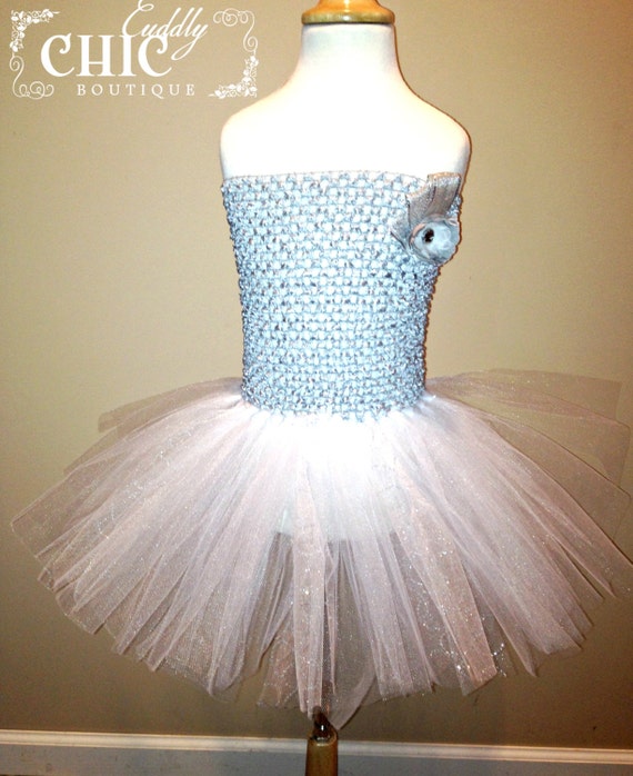 Items similar to Silver Tutu Dress Night Out on the Town on Etsy