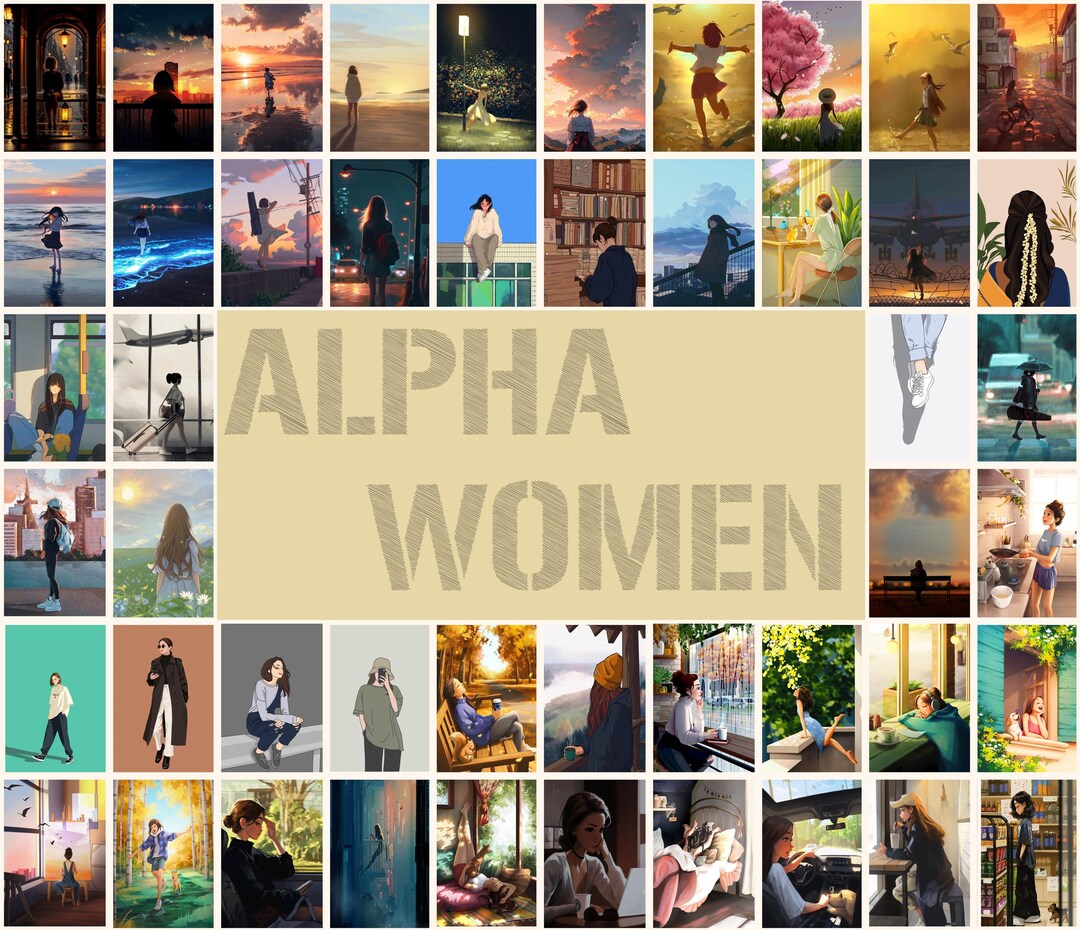 100 Loner Girl Posters | Empowered Female Prints | Independent Woman ...