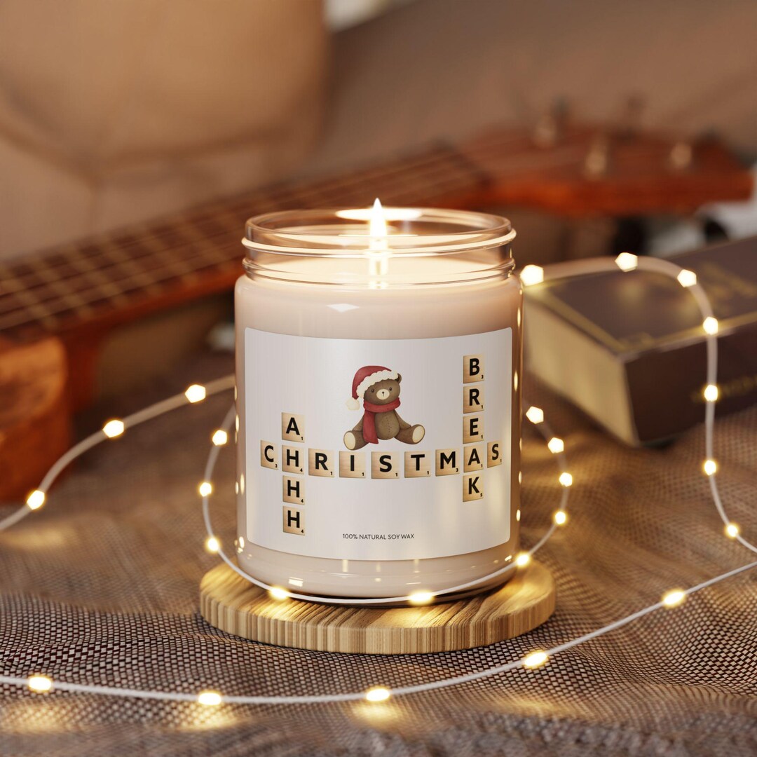 School Staff Cozy Christmas Break Candle; End of Year Thank You; Office ...