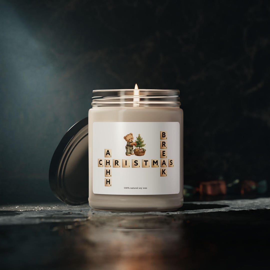 School Staff Christmas Break Candle; End of Year Thank You; Office ...