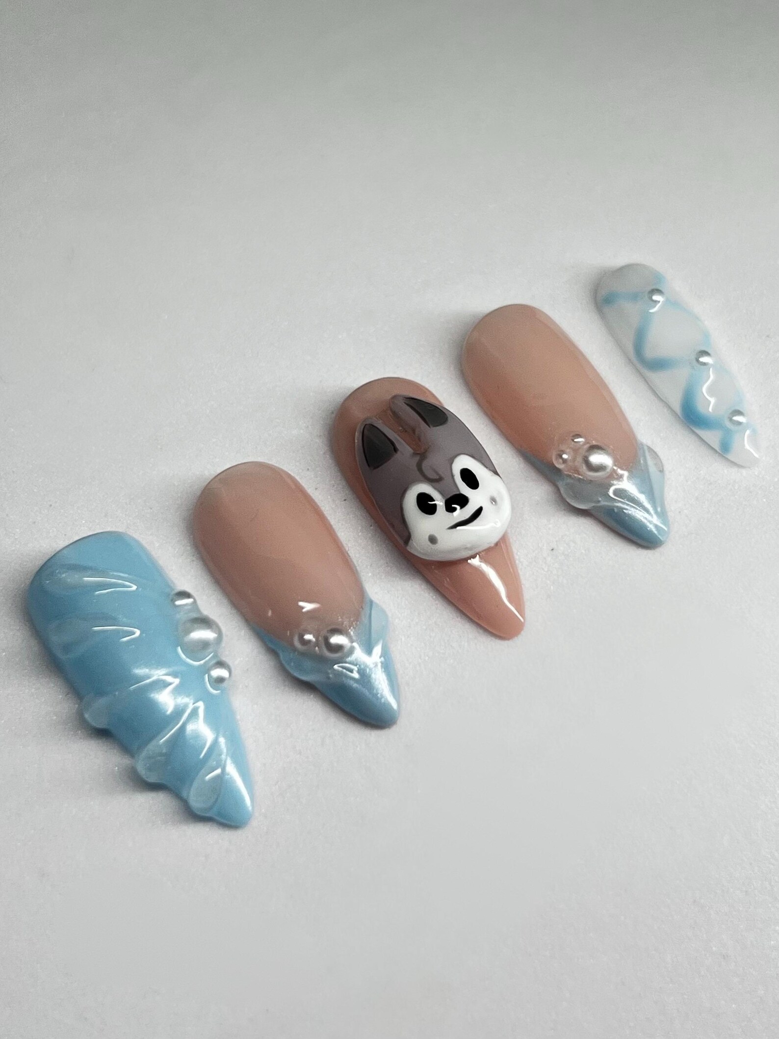 Stray Kids Skzoo Wolfchan Press on Nails | Faux Nails | Concert Nails ...
