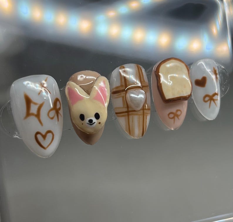 Stray Kids Skzoo Foxi.ny Press on Nails | Faux Nails | Concert Nails - Etsy