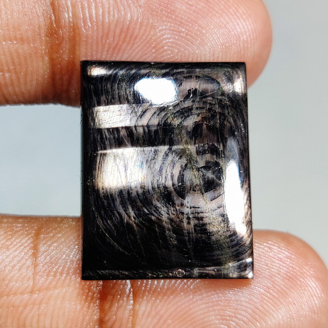 Hypersthene Natural Radiant Shape Cabochon Loose Gemstone for Making ...