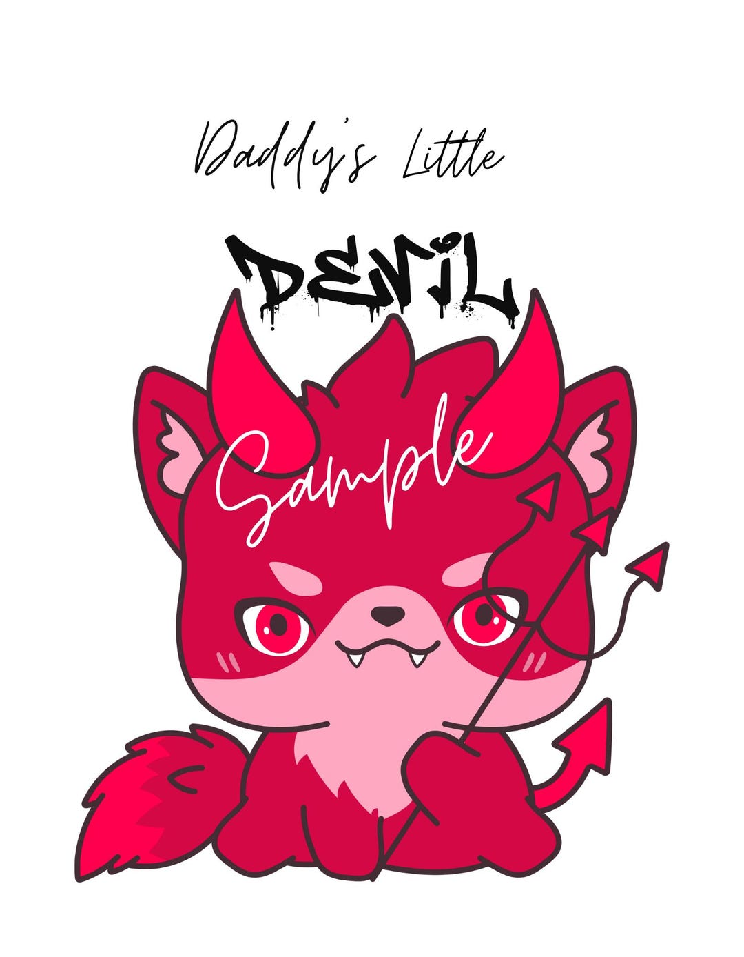 Daddy's Little Devil - Etsy
