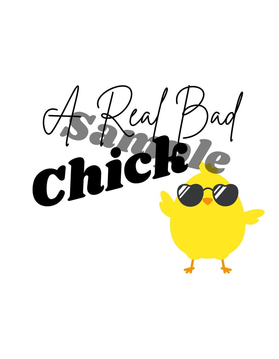 Real Bad Chick Digital Download - Etsy
