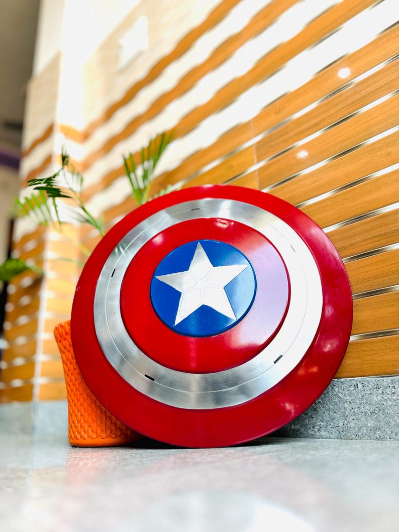 Battle-ready Aluminum Captain Shield | Full Metal Superhero Cosplay ...