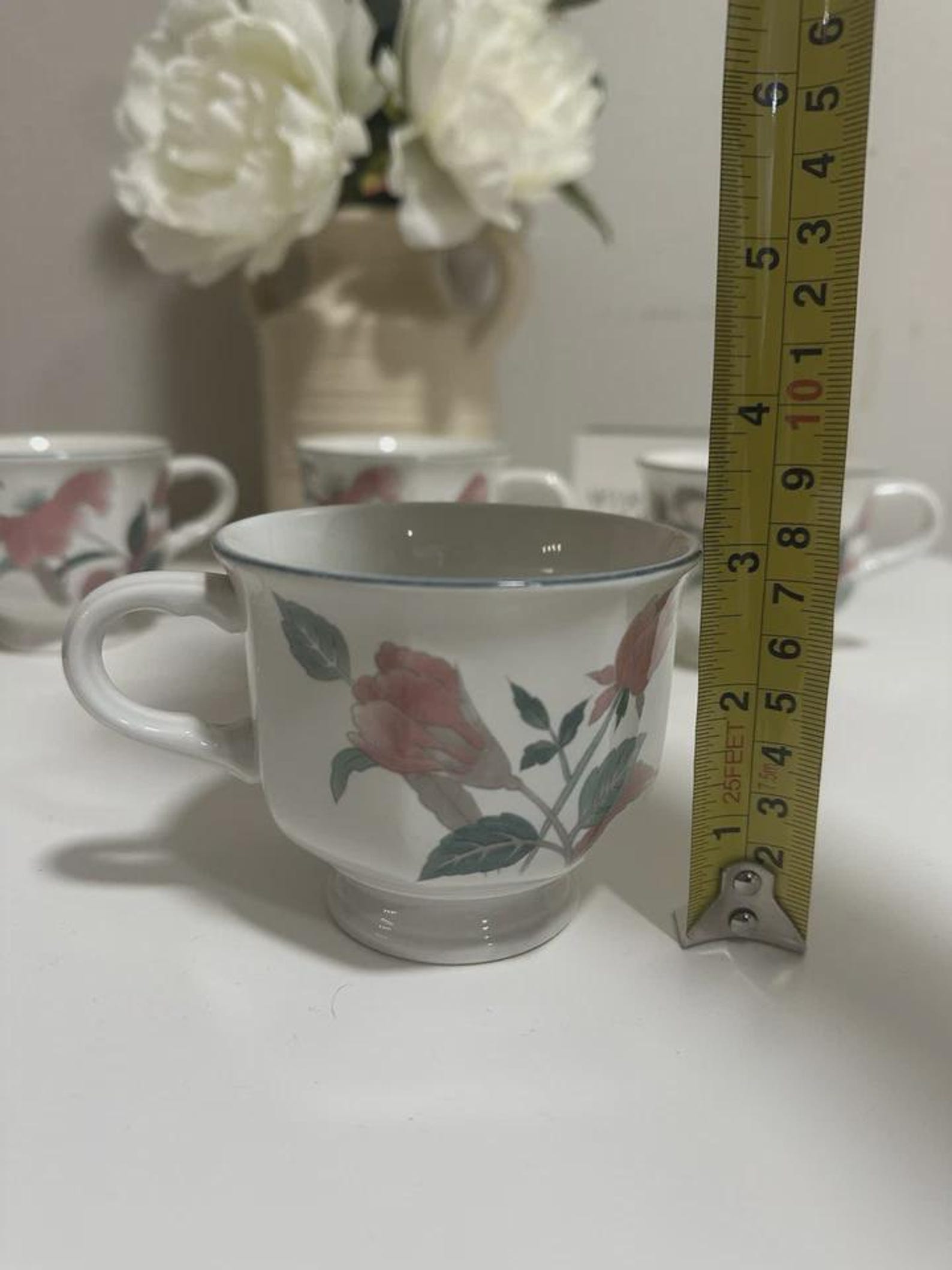 Set of 4 Mikasa Continental Silk Flowers F 3003 Cups - Etsy