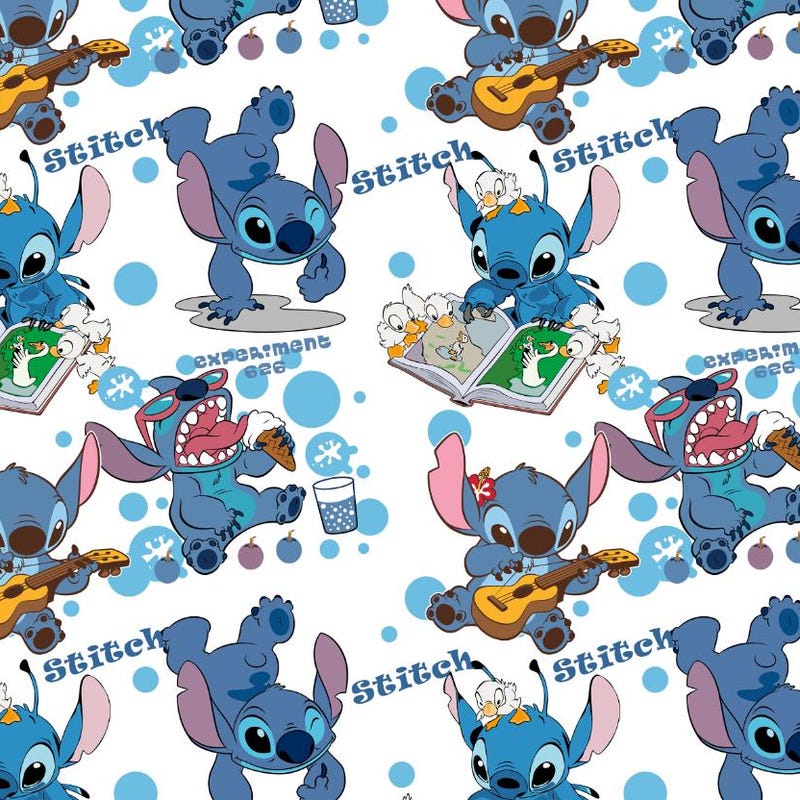 Lilo and Stitch Fabric - Etsy