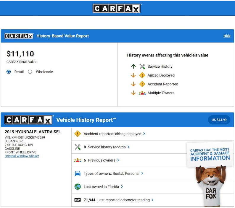 3 Min Email Dispatch Cheap Carfax Report Autocheck Vehicle History VIN Check for Car Exclusive ...