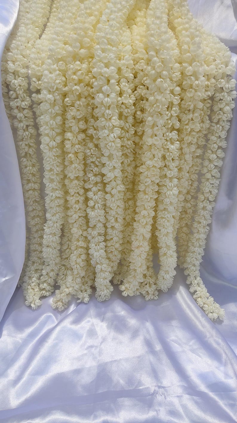 Mogra Jasmine Bud String, Nikha Decoration, Stage Backdrop, Decorative ...