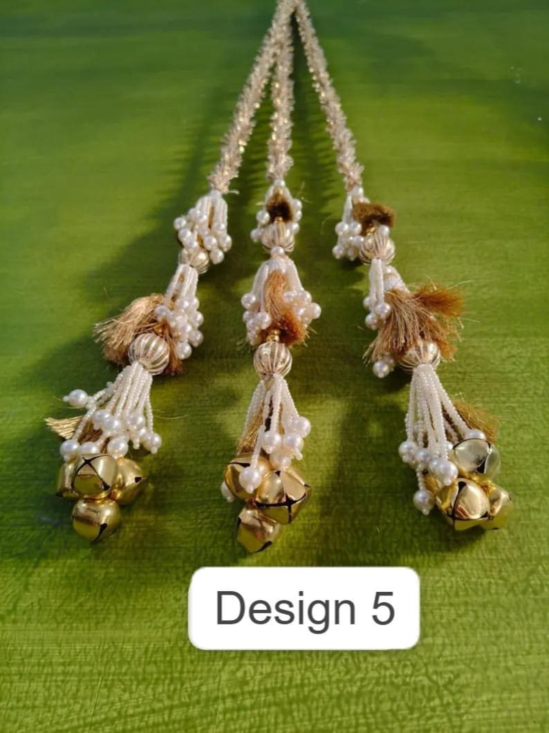 Traditional Punjabi Paranda, Asian Parandi, Braid Jewelry With Pompom ...