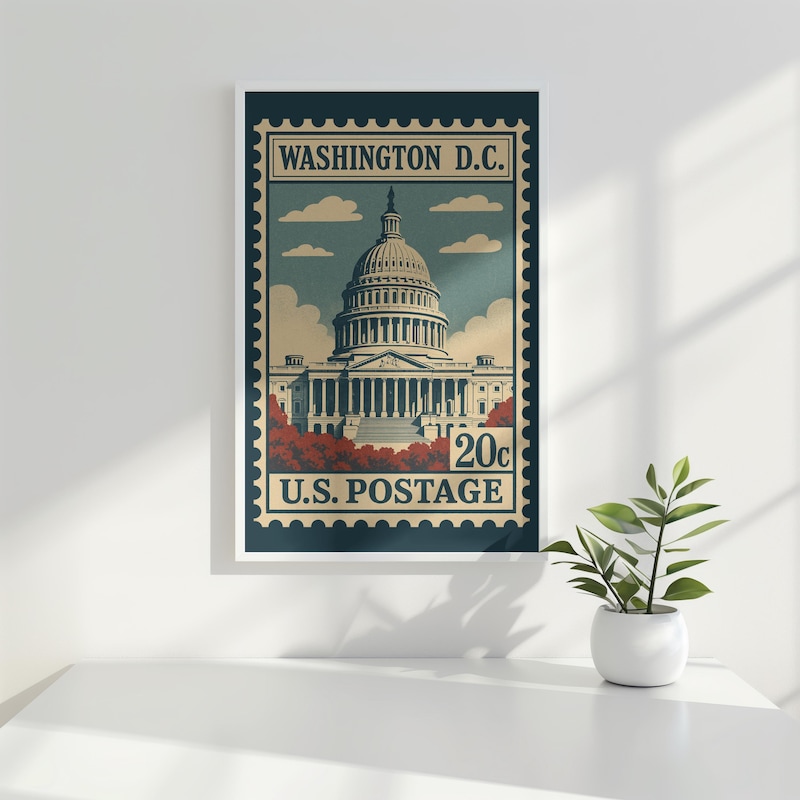Washington Dc Stamps - Etsy
