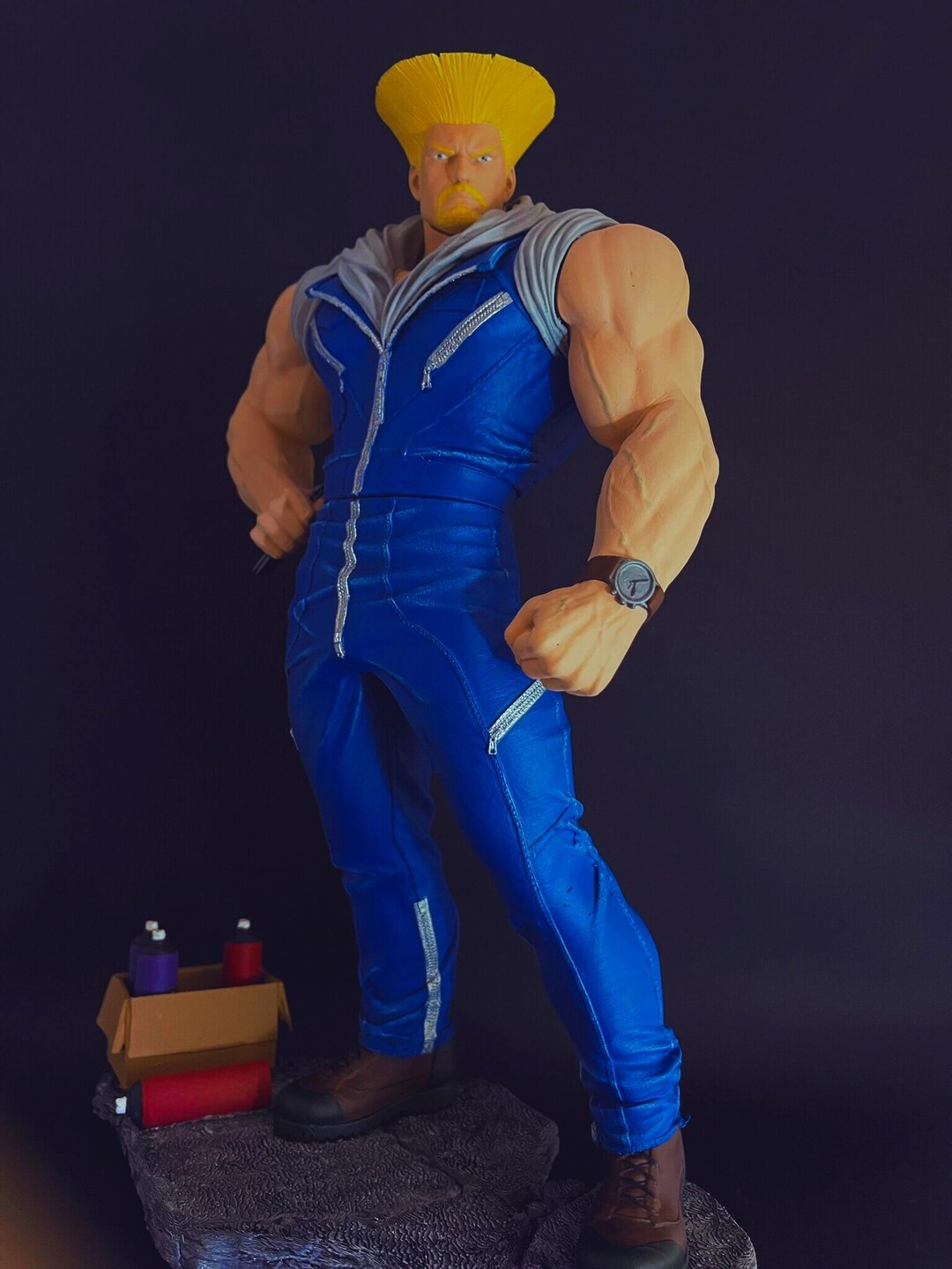 Guile Action Figure – Street Fighter 3D Printed Statue | Custom Video ...