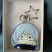 JJK Anime Silver Hair Villain Onigiri Acrylic With Resin Keychain - Etsy